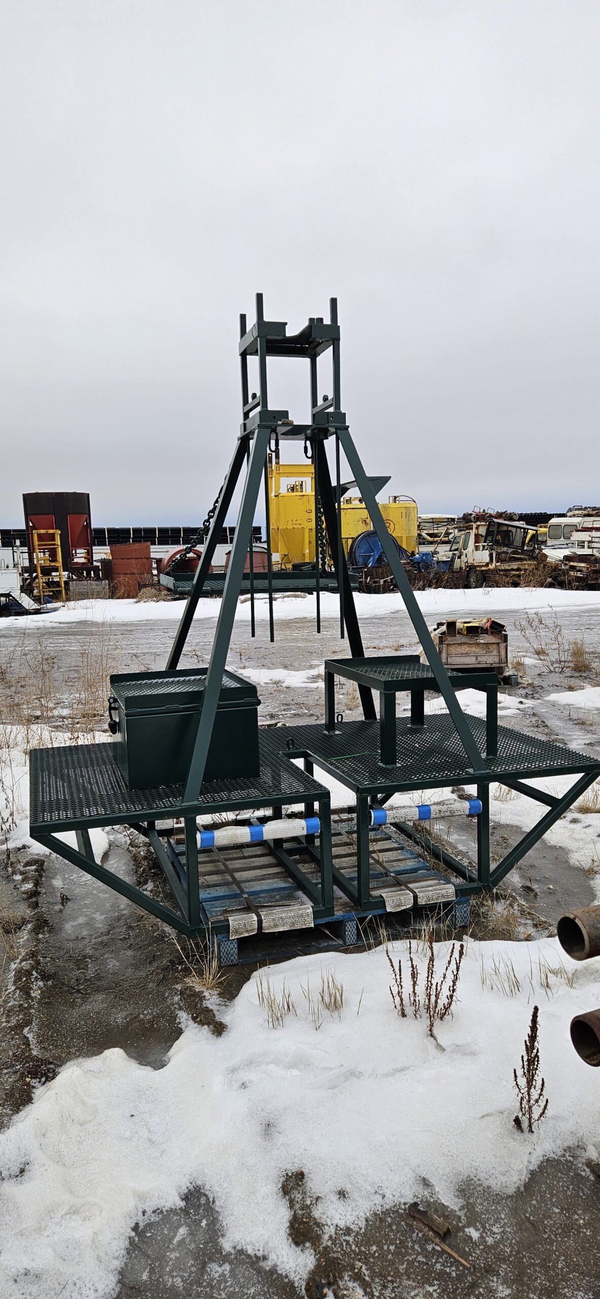 Wire Rope Socketing Stand - Certified Sales & Rentals