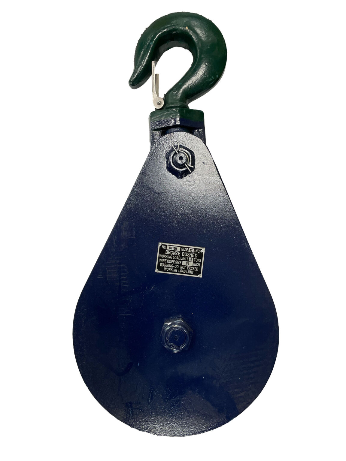 Double Sheave Snatch Block w/ Hook -12 Ton - 6" - Certified Sales & Rentals