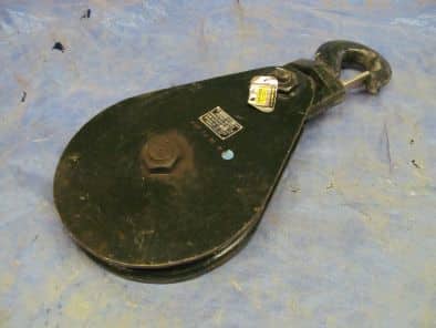Single Sheave Snatch Block with Hook - Certified Sales & Rentals