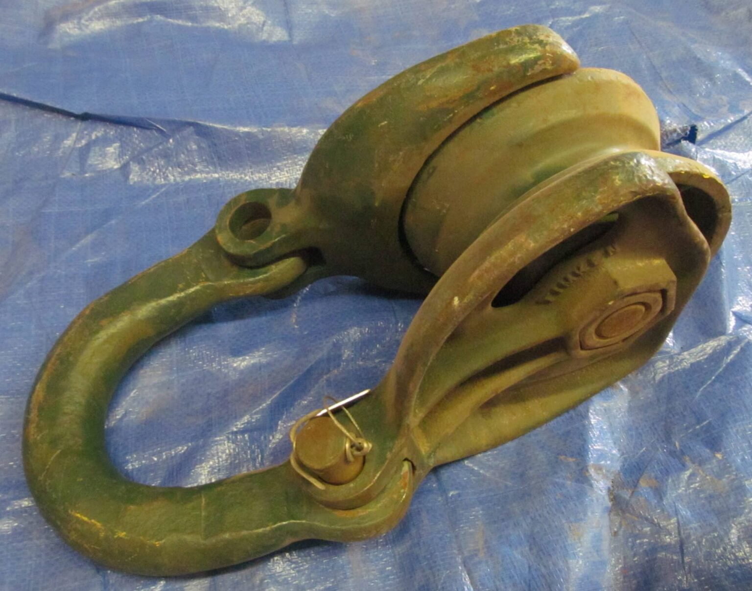 Double Sheave Snatch Block w/ Hook -12 Ton - 6" - Certified Sales & Rentals