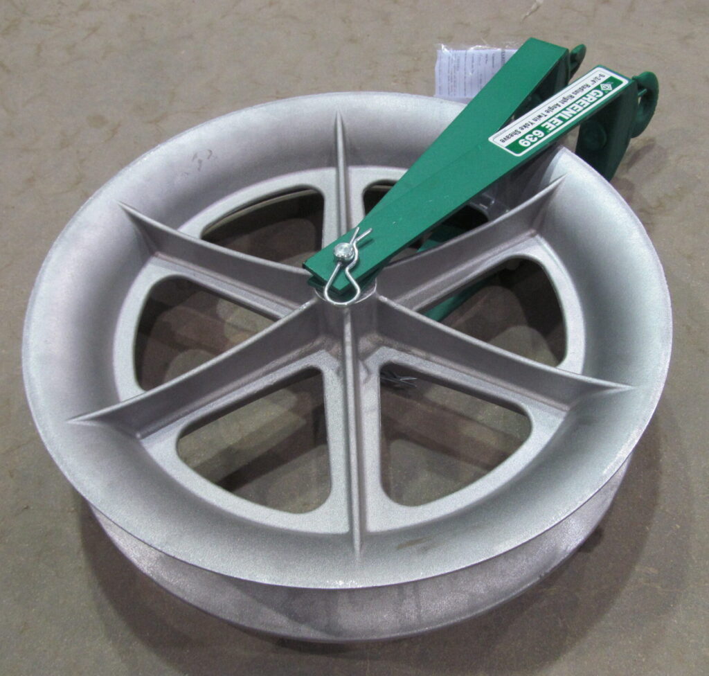 Greenlee - 24" Twin Yoke Hook Type Sheave - Model 639 - Certified Sales ...