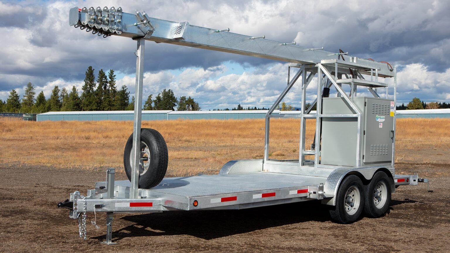 Peak Industries Mobile Communication Tower Trailer - Certified Sales ...