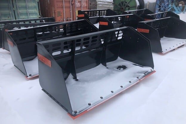 Skidsteer Snow Buckets - 84" High Back - Certified Sales & Rentals