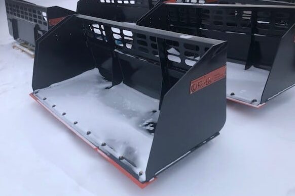 Skidsteer Snow Buckets - 96" High Back - Certified Sales & Rentals