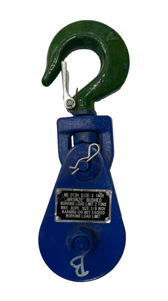 Double Sheave Snatch Block w/ Hook -12 Ton - 6 Double Sheave Snatch Block w/ Hook -12 Ton - 6
