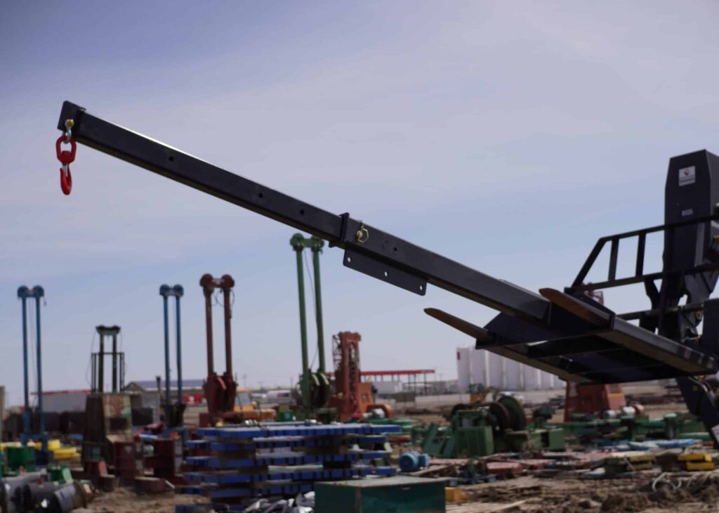 Telescoping Fork-Mounted Lifting Boom - 12ft - Certified Sales & Rentals